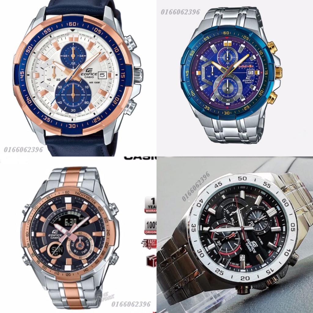 🇲🇾💯 Casio Edifice all function Japan Movement Miyota Engine Stainless ...