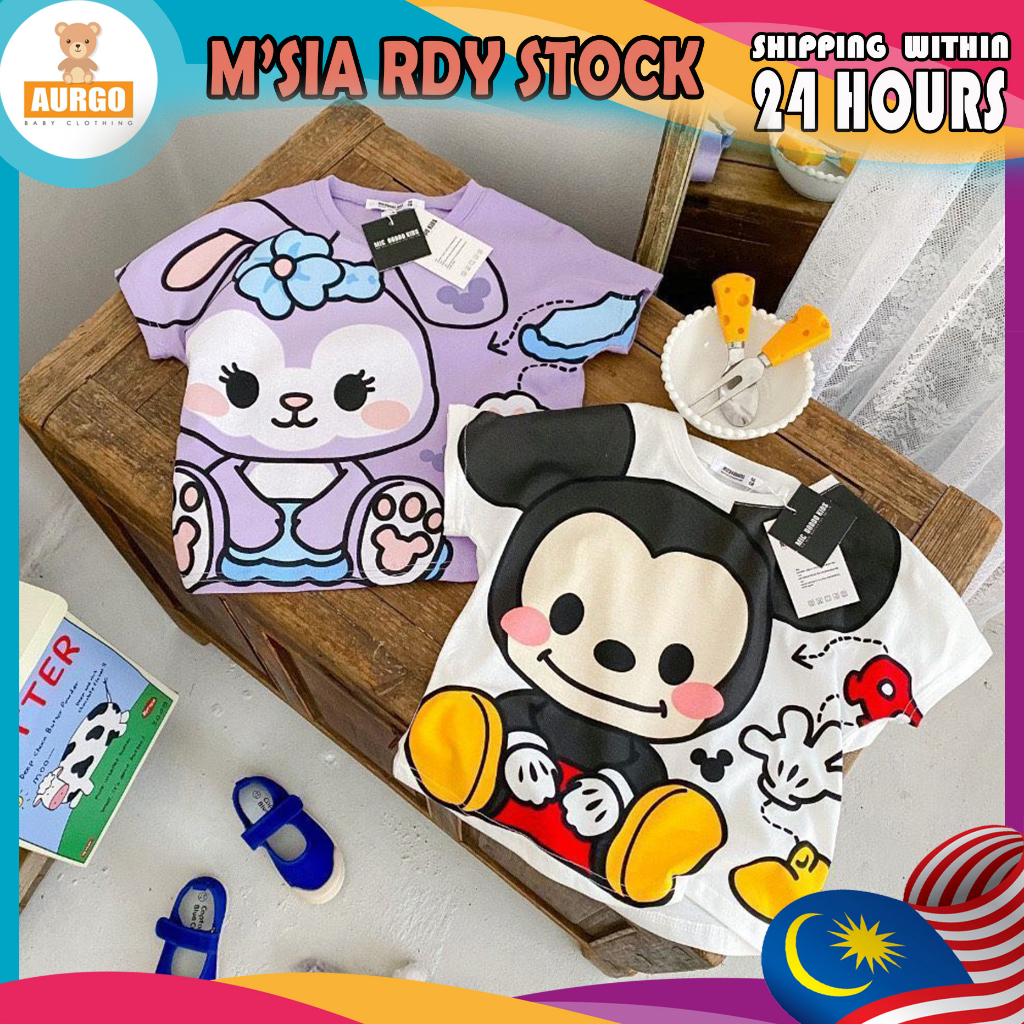 Kids T shirt cartoon fashion Tshirt mouse rabbit t shirt tee baby girl ...