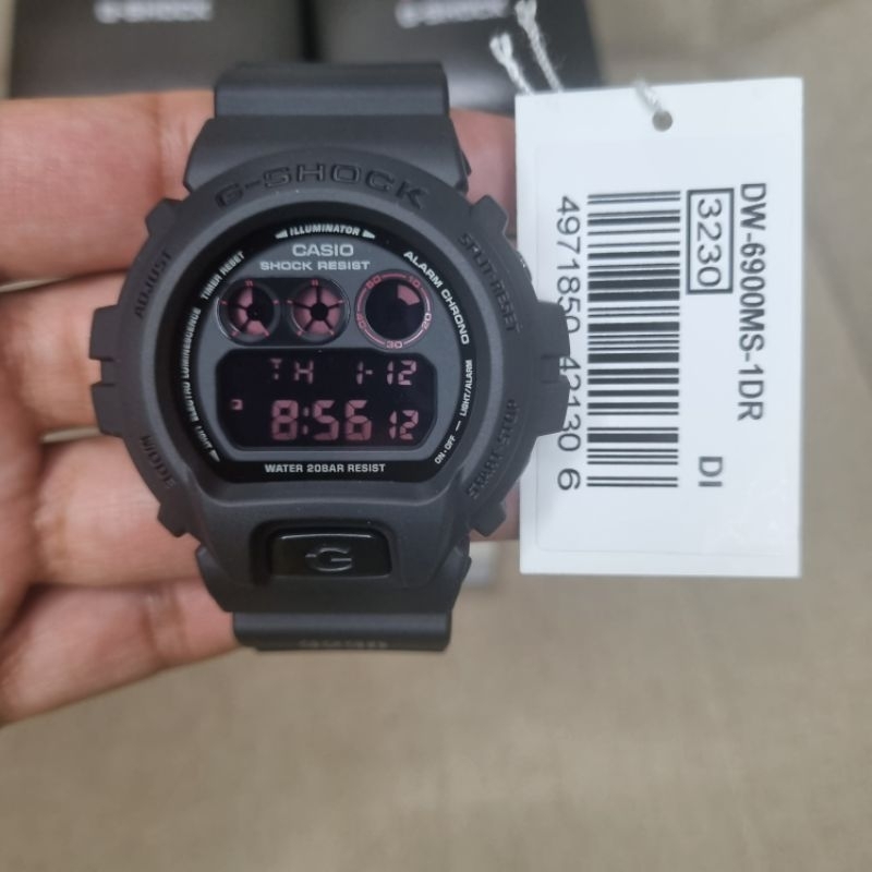 Casio G Shock DW-6900MS-1DR 100% Original Asia Set | Shopee Malaysia