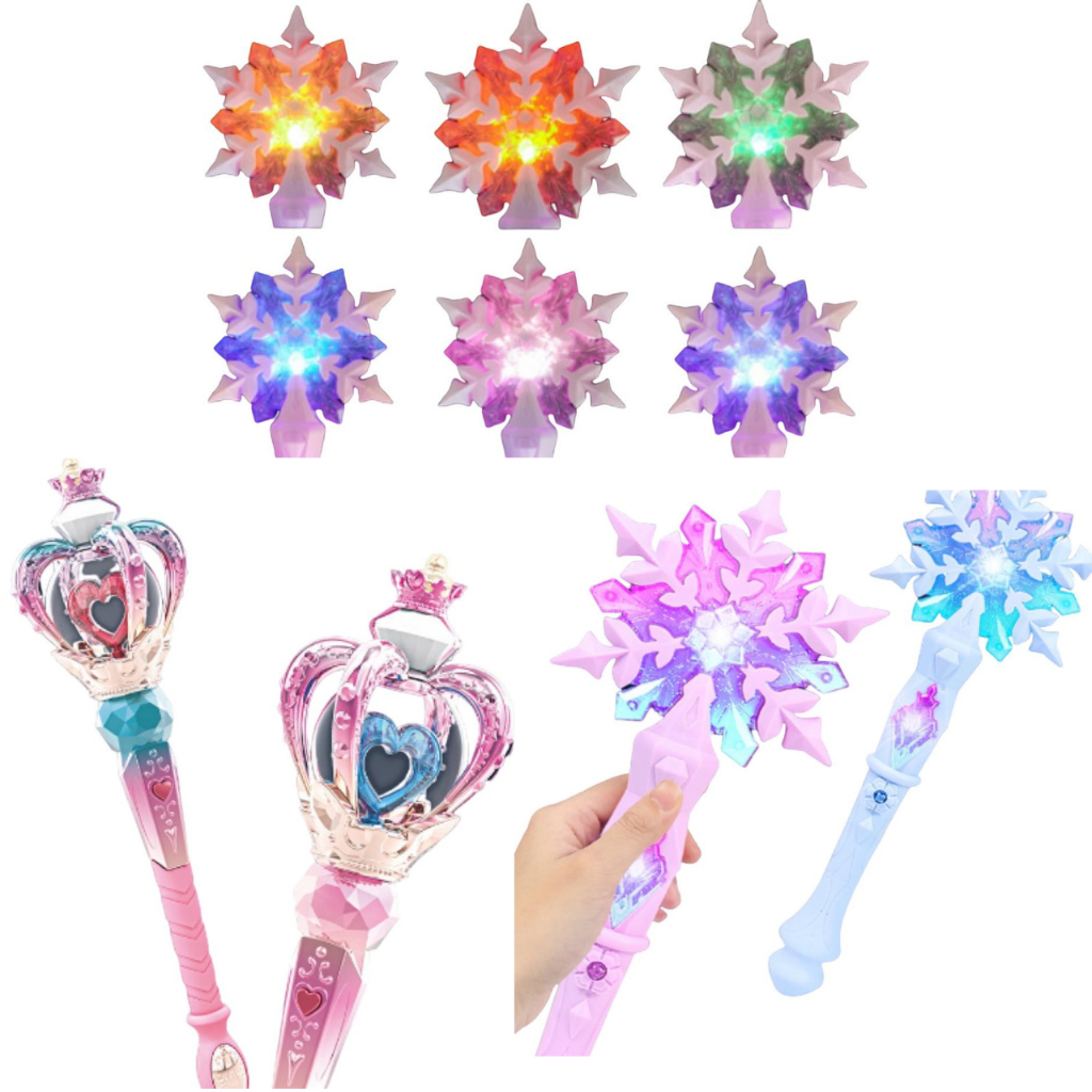 💥Malaysia Ready Stock💥New Flower Fairy Large Magic Wand Led Light Music ...