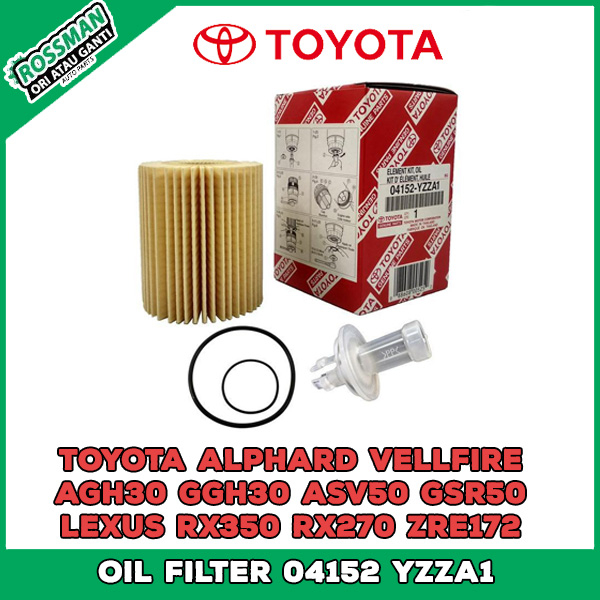 Genuine Toyota Oil Filter Cleaner Toyota Alphard Vellfire AGH30 GGH30 ...