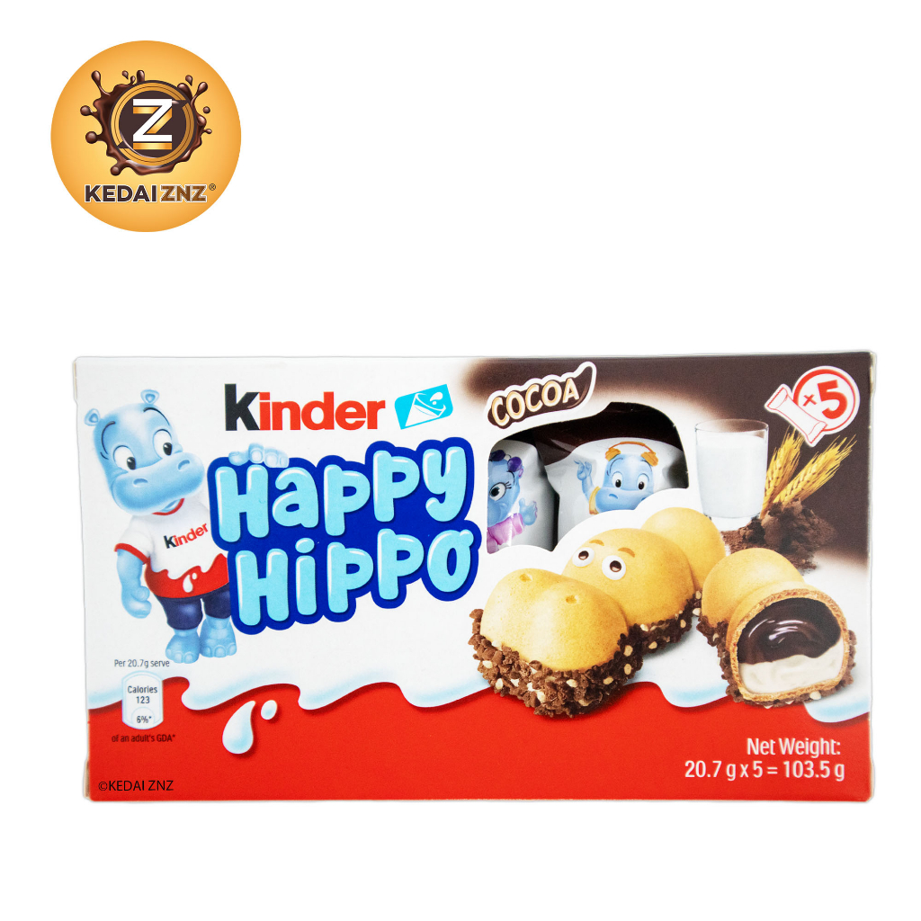 Chocolate FERRERO Kinder Happy Hippo COCOA T5 Box 103.5g Coklat ...