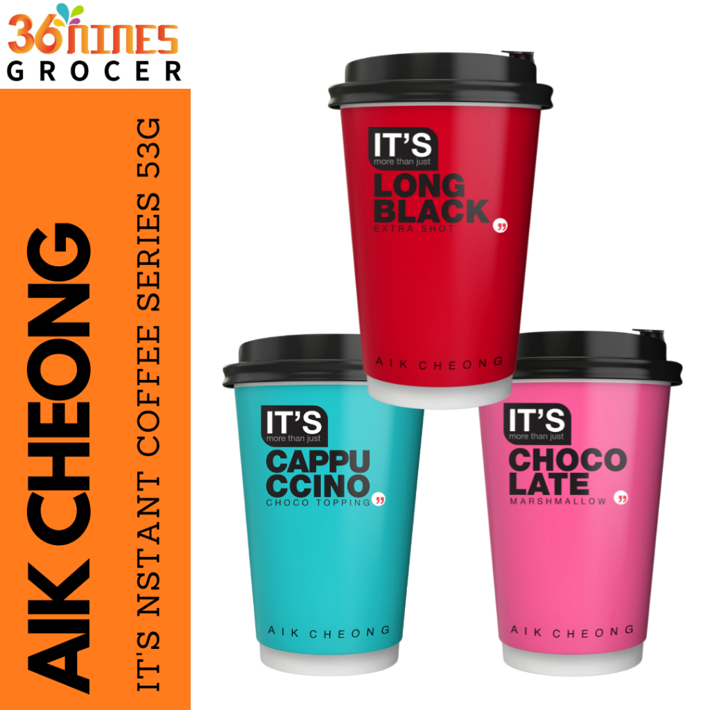 Aik Cheong IT'S Cup Instant Coffee Series (Cappuccino/Long Black ...
