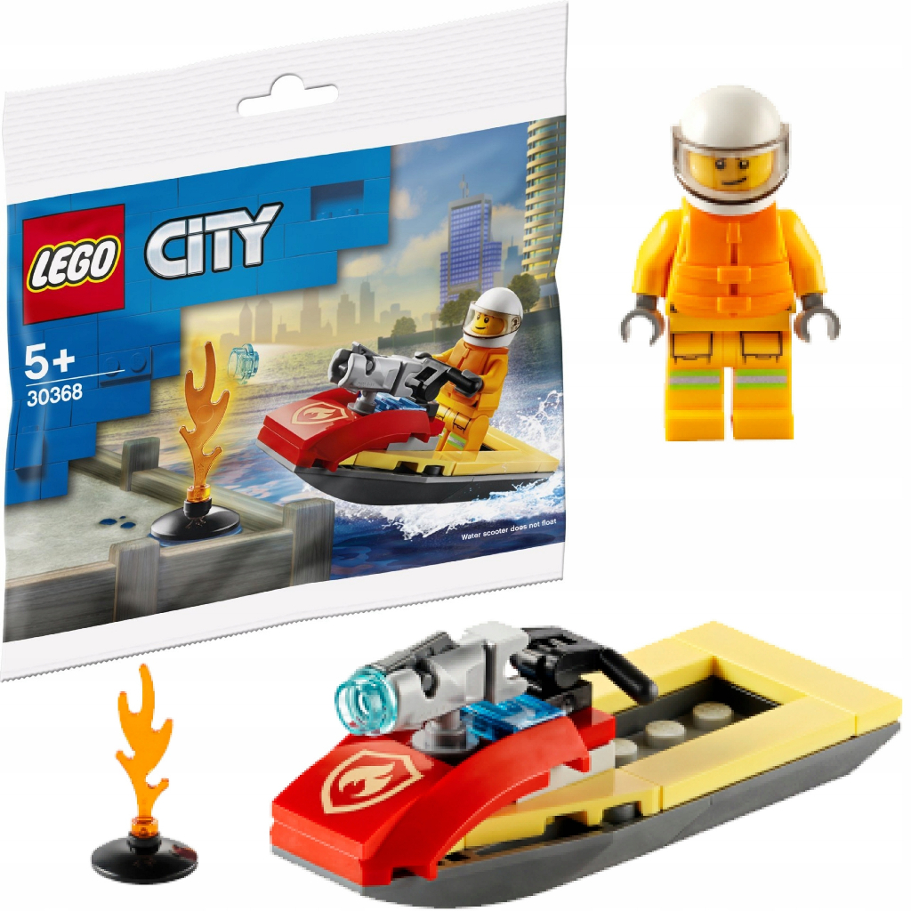 30368 LEGO City Fire Rescue Water Scooter | Shopee Malaysia