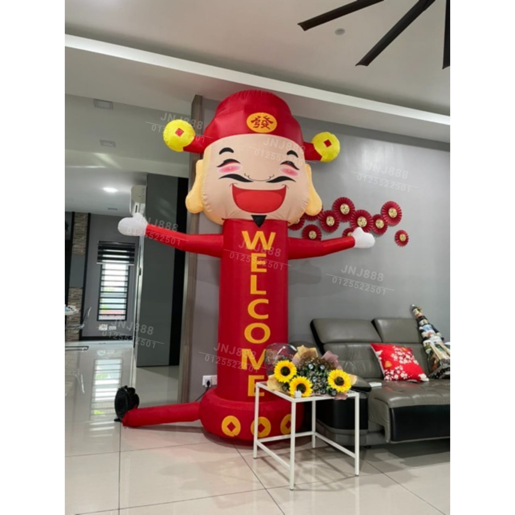 *GIANT INFLATABLE SANTA CLAUS / LUCKY STAR 财神爷 / HELLO KITTY / DORAEMON ...