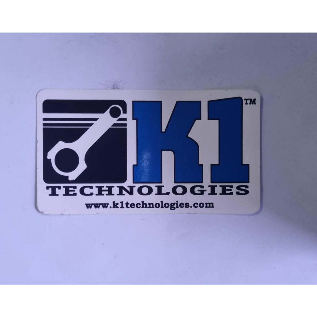 Original K1 Conrod Car Sticker from USA ( 13.5cm x 7.5cm ) | Shopee ...