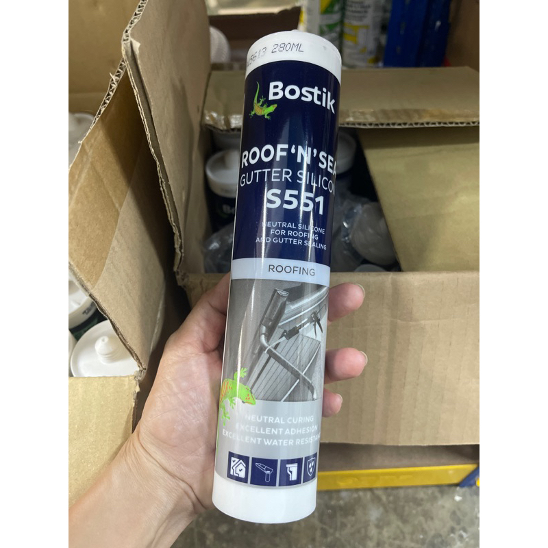 10.10 Flash Deal Bostik S551 Roof N Seal Gutter Silicon Outdoor | Shopee Malaysia