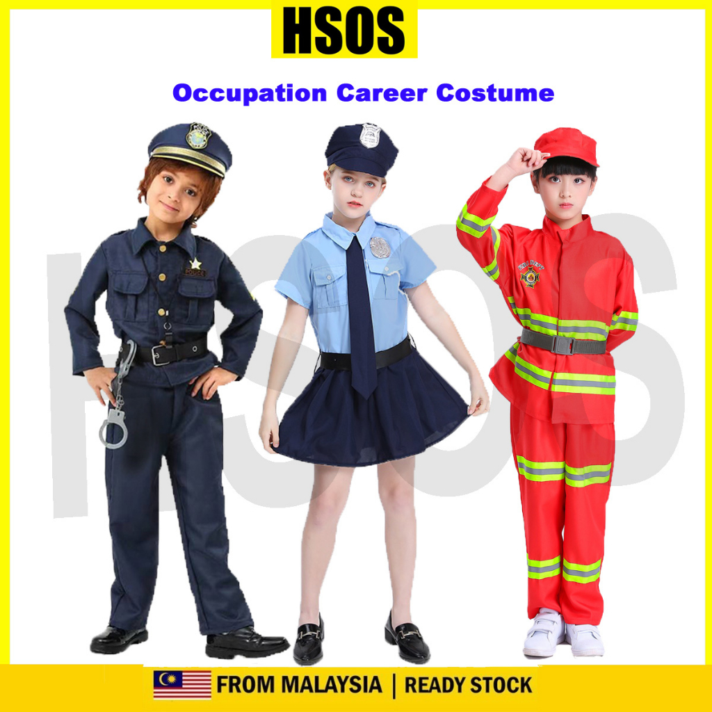 Halloween Occupation Career Costume Girl Boy Costume Kostum Budak ...