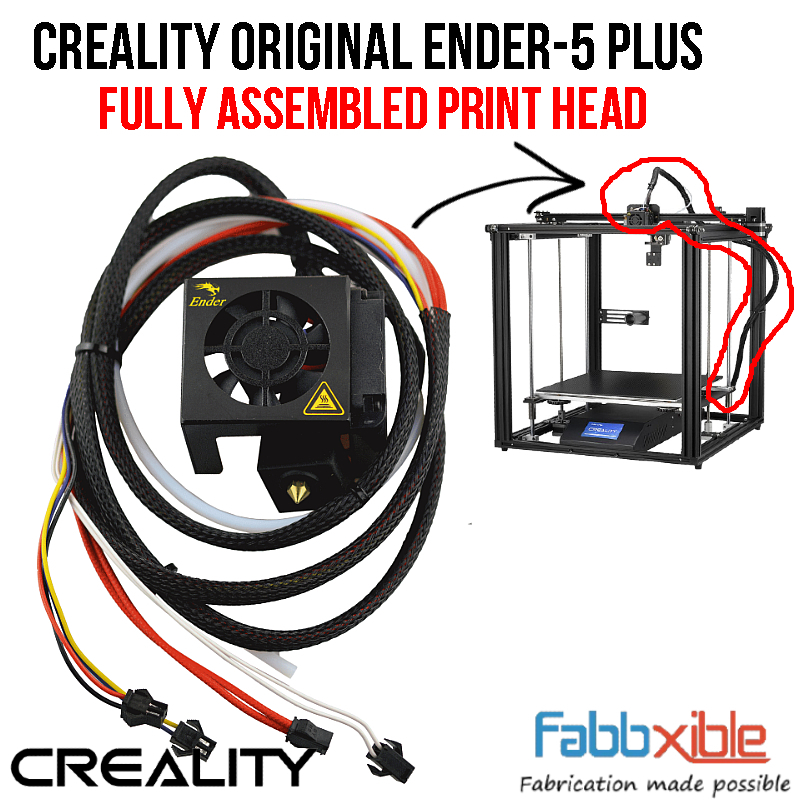 Creality Ender 5 Plus Original Fully Assembled Plug and Play Print Head Hotend | Shopee Malaysia