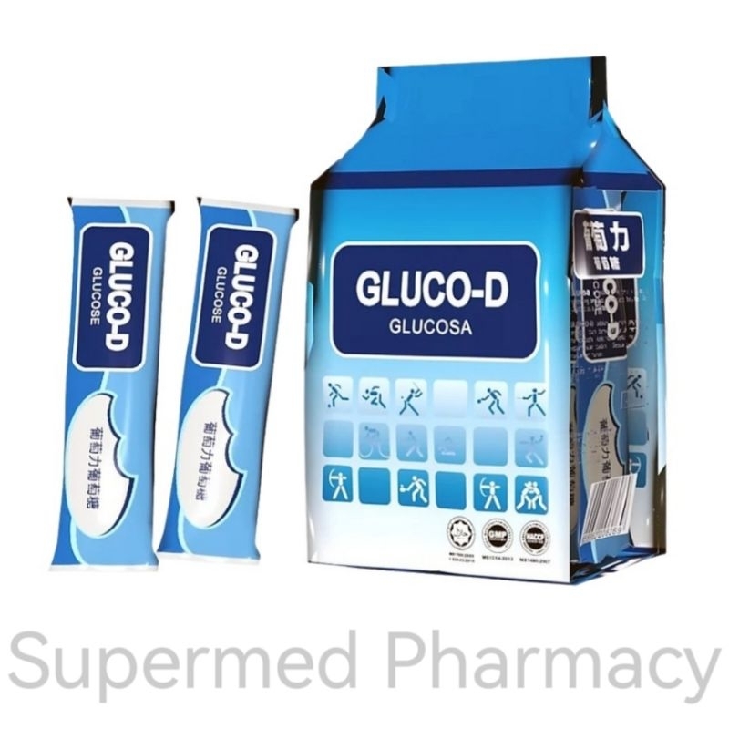 Gluco-D Glucose Powder (20g x 10 pkt) Exp : 06/27 | Shopee Malaysia