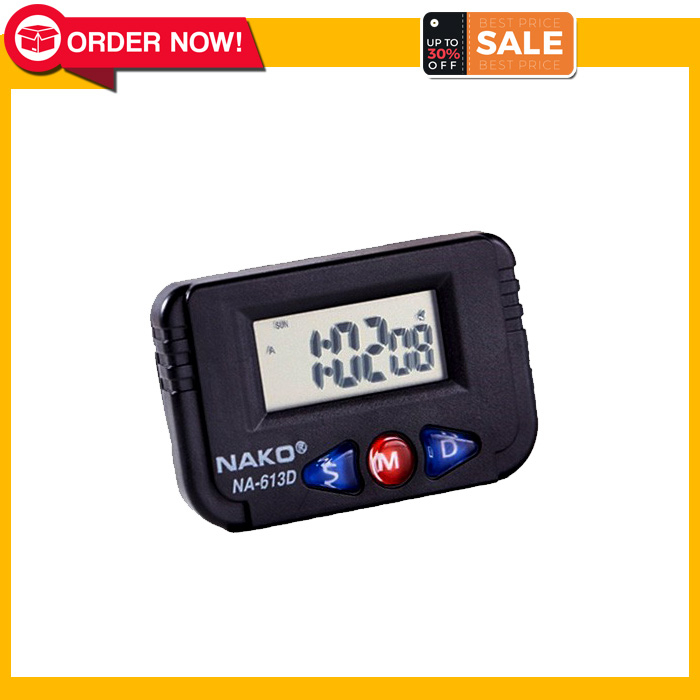 Digital Car Alarm Clock NAKO NA-613D for Automobiles | Shopee Malaysia