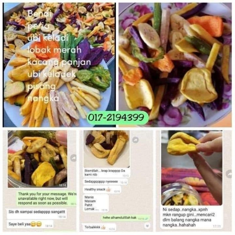 KEREPEK SAYUR MIX BUAH | Shopee Malaysia