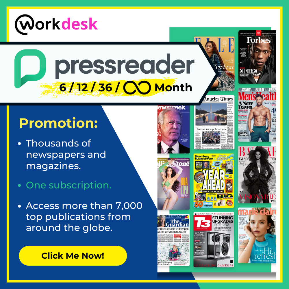 PressReader Premium Subscription Press Reader Account | Unlimited E-Magazine Newspaper ...
