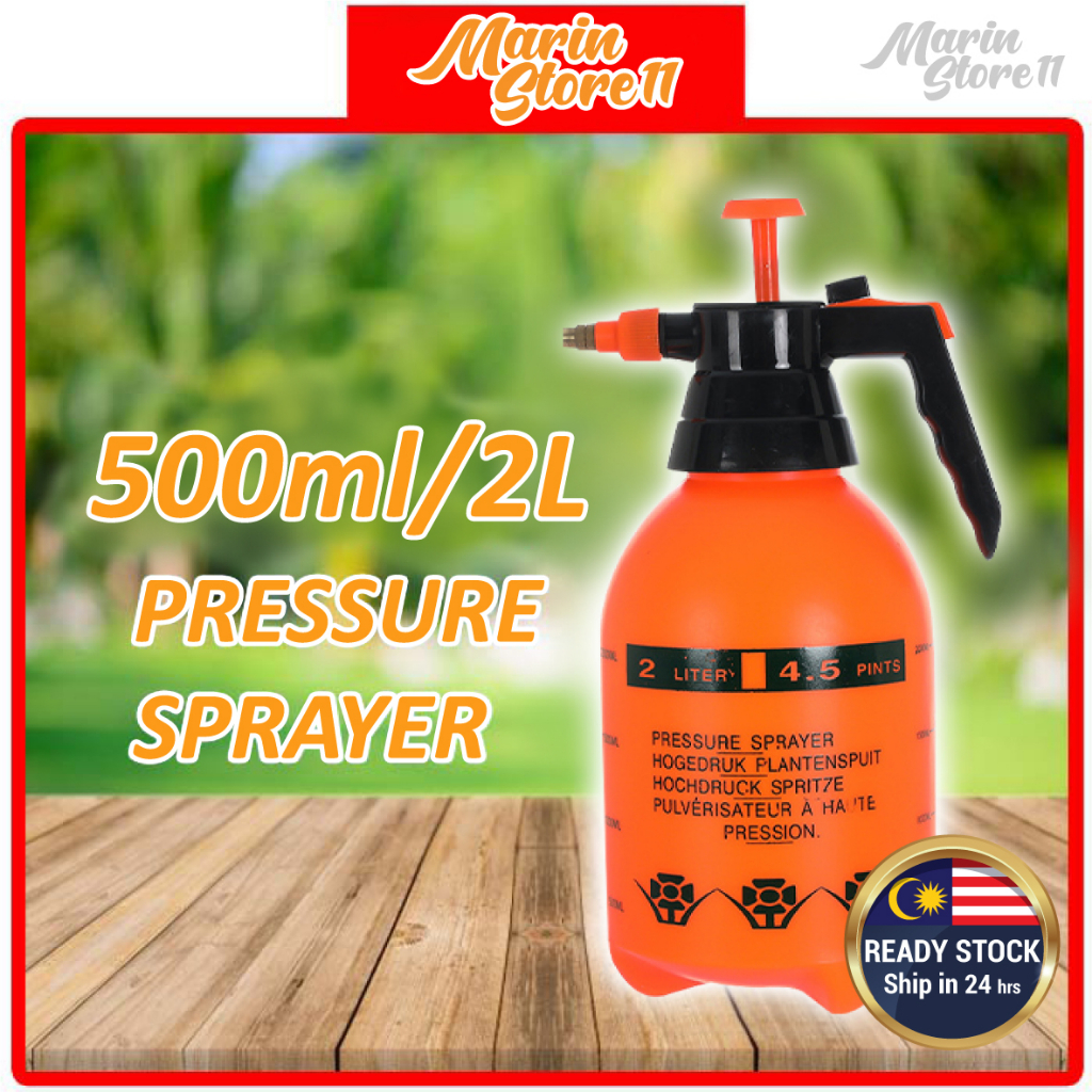 500ML/2L Air Pressure Spray Bottle Home Garden Balcony Tool Botol ...