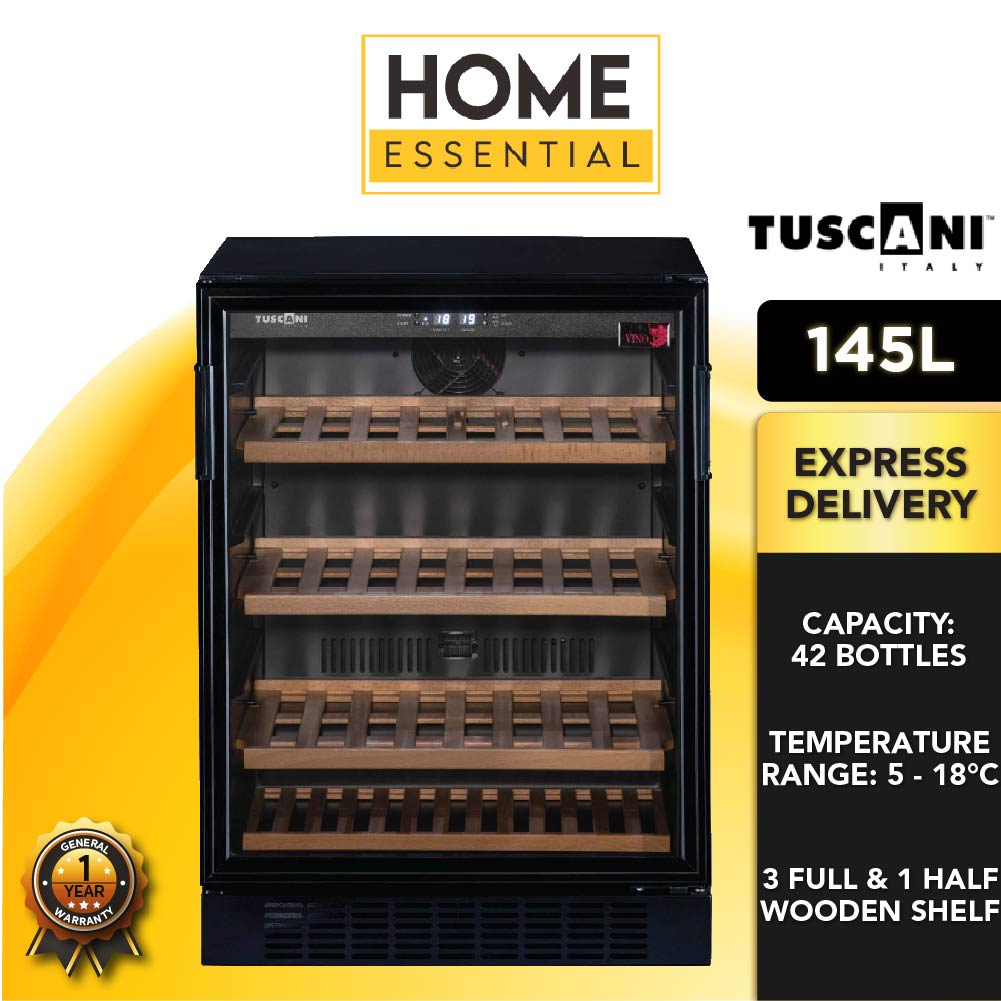 Tuscani Bello Vino 145L/42 Bottles Wine Chiller TSC BELLONA 45 | Shopee ...