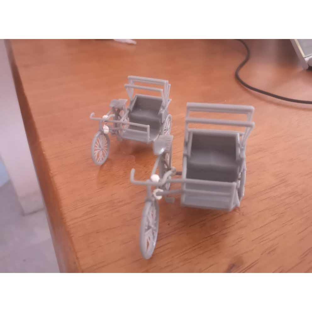 Beca, rickshaw, bicycle miniature. | Shopee Malaysia