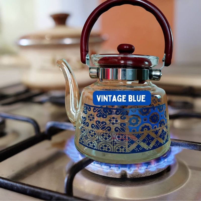 Giacomo Suitable Gas Stove 1.2L Borosilicate Glass Teapot Water Jar ...
