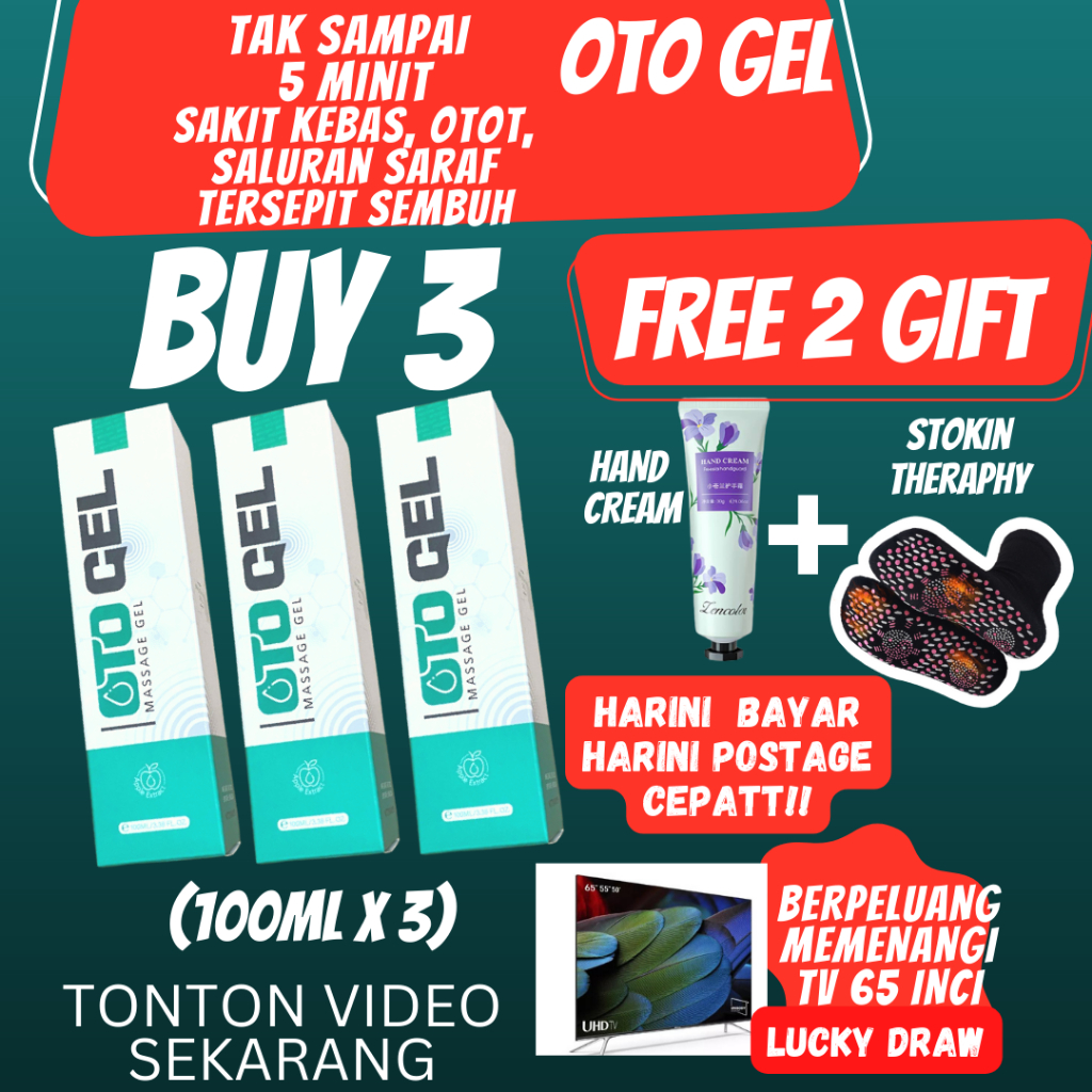 OTO GEL Original HQ Ubat Sakit Lenguh pinggang Lutut dan sendi salah ...