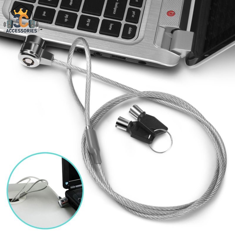 1.2M Security Lock Chain Cable For Notebook Laptop PC Anti-Theft Desk ...