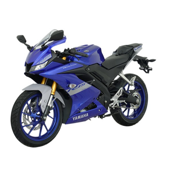 ORIGINAL HONG LEONG YAMAHA COVER SET BLUE SILVER R15 V3 R15 V3 COVERSET ...