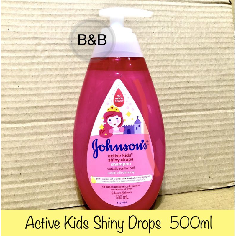 Johnson's Active Kids Shiny Drops Shampoo 500ml | Shopee Malaysia