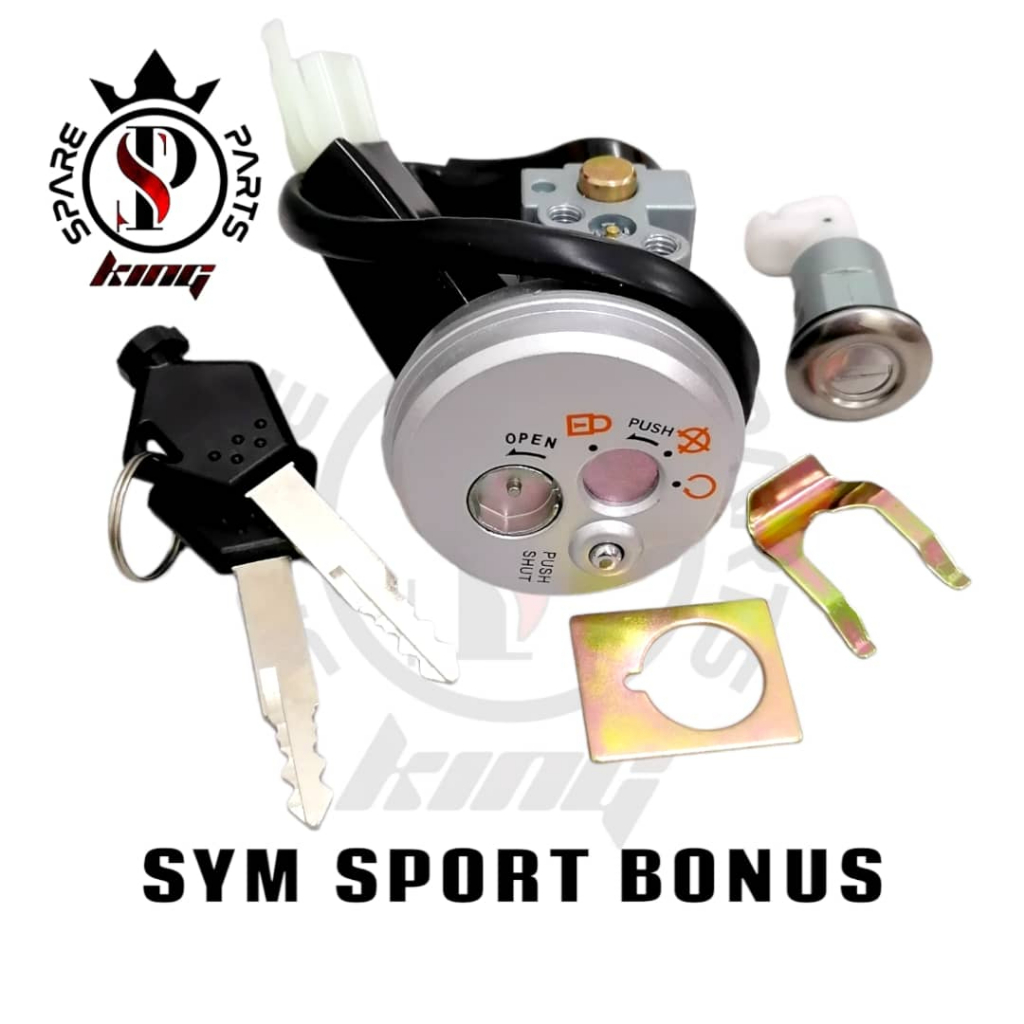 SYM SPORT BONUS MAIN SWITCH SET MAIN SUIS KUNCI SET SUIS LOCK SET ...