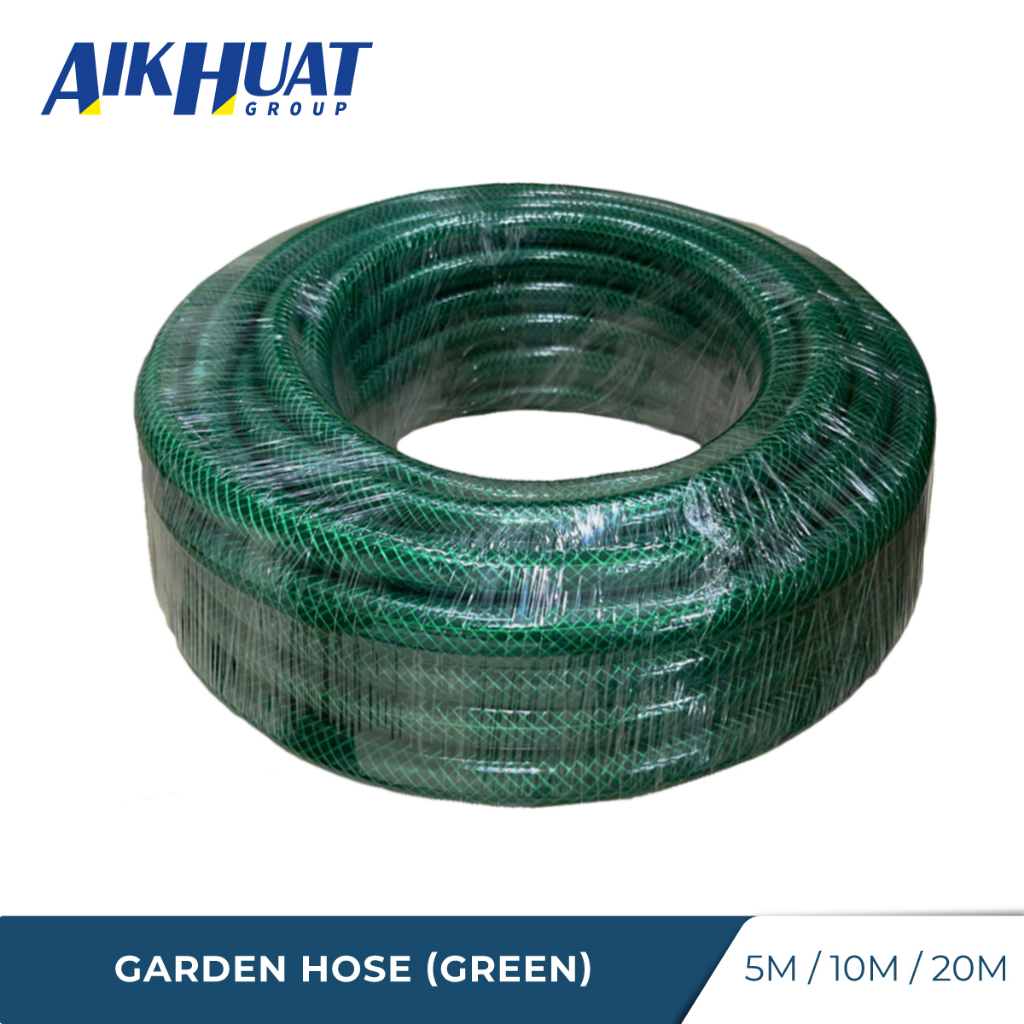 PVC Braided Rubber Garden Hose (5 Meter / 10 Meter / 20 Meter) Hos ...