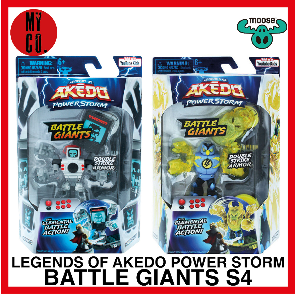LEGENDS OF AKEDO POWER STORM BATTLE GIANTS S4 MOOSE TOYS SCREENSHOT 2.0 THORAXIS | Shopee Malaysia