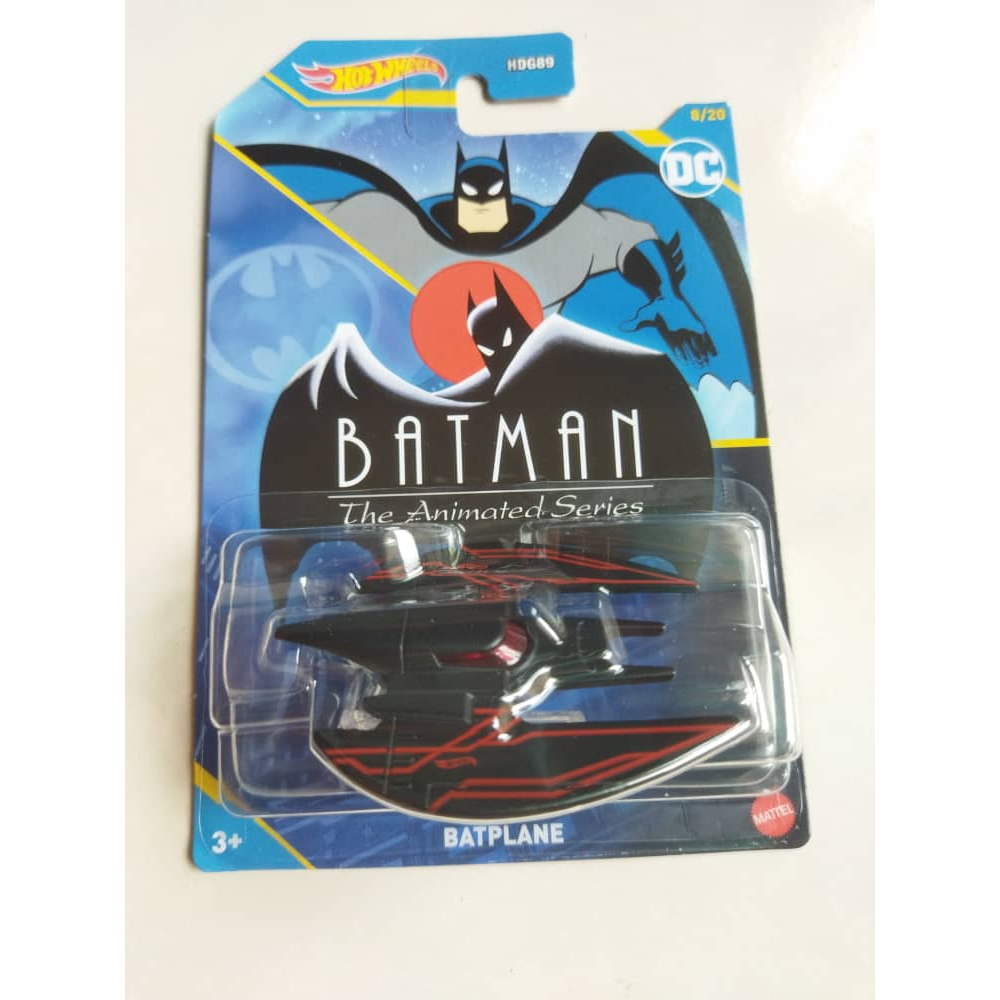 Hot Wheels Batman Series Batplane DC Batman The Animated Series ...