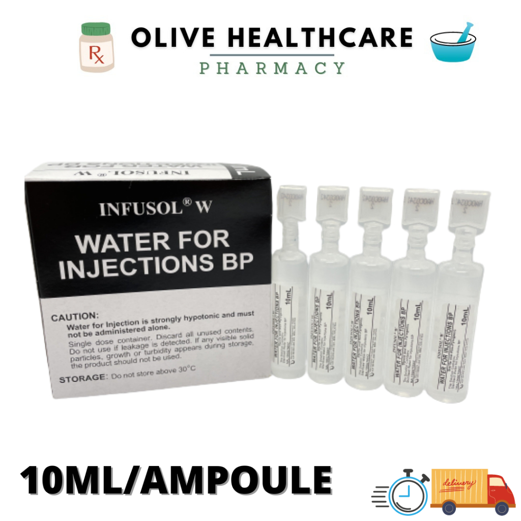 INFUSOL W Water For Injection 10ML Ampoules 20'S | Shopee Malaysia