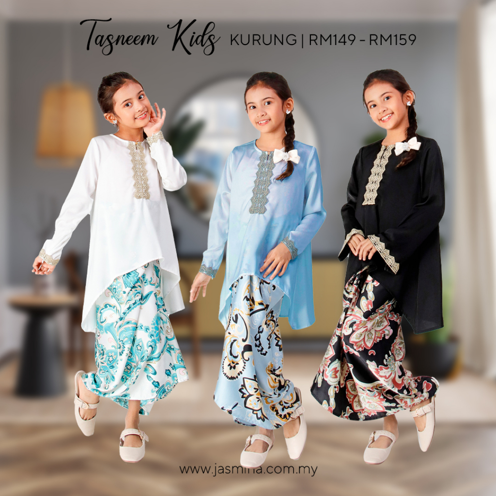 ⚡SPECIAL OFFER⚡ KIDS Tasnim Baju Kurung Kanak-kanak Jasmina Malaysia ...