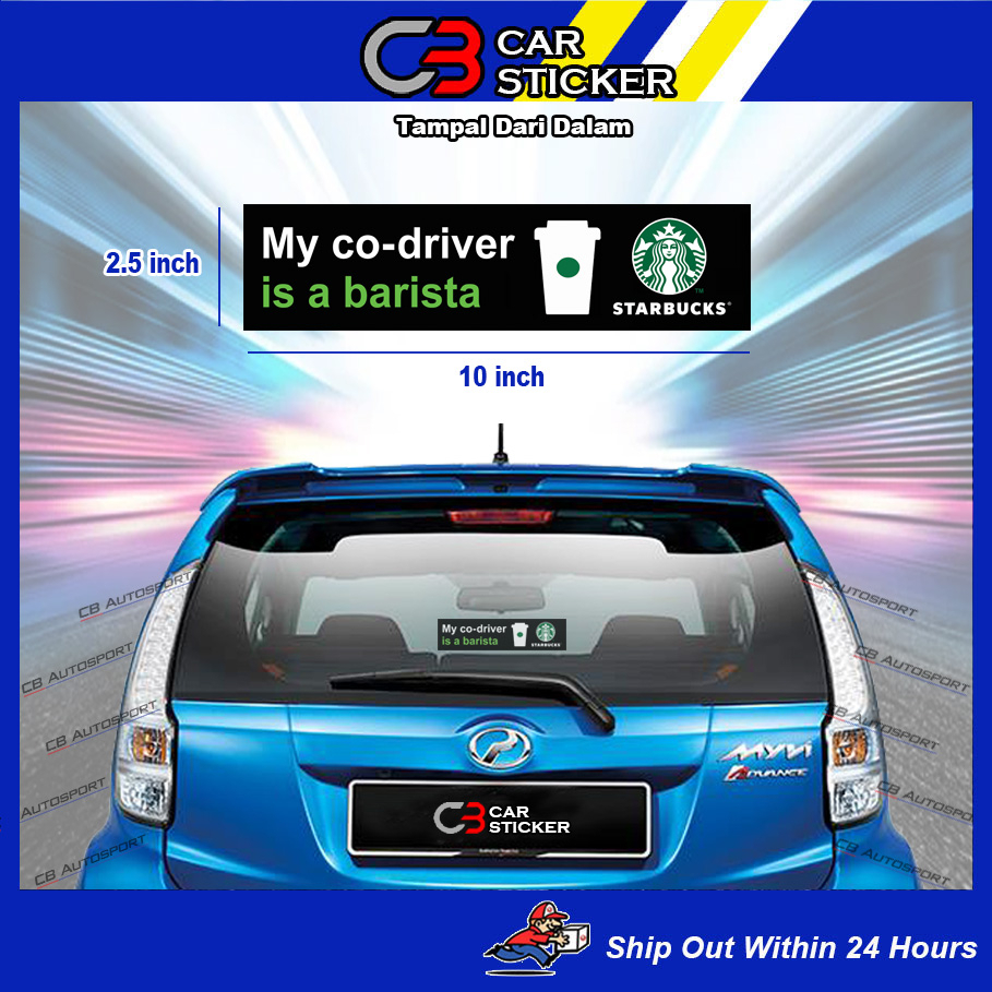 Starbucks Car Windscreen Sticker / CS574 | Shopee Malaysia