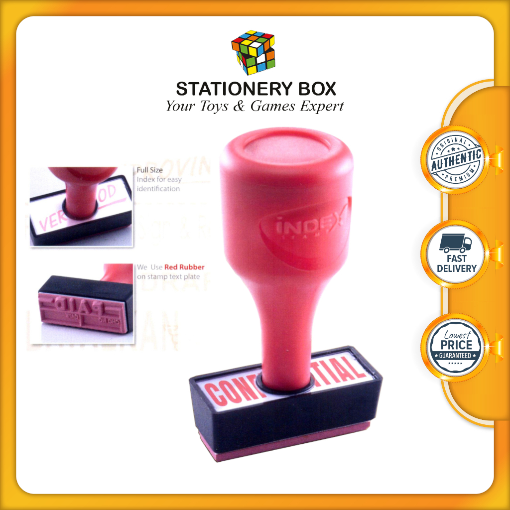AE Index Stamp / Chop Pejabat with Office Pharses in English/Malay ...