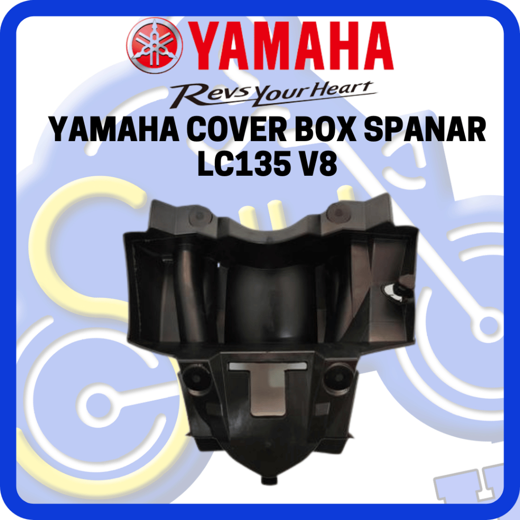 ORIGINAL HONG LEONG YAMAHA LC135 135LC FI V8 SPANAR BOX COVER GETAH ...