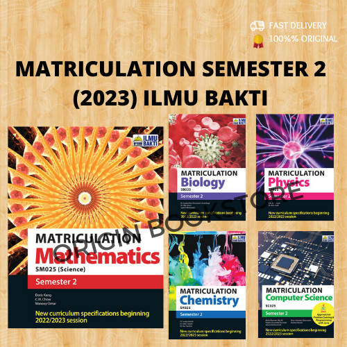 [OG] MATRICULATION SEMESTER 2 - ILMU BAKTI (2023) | Shopee Malaysia