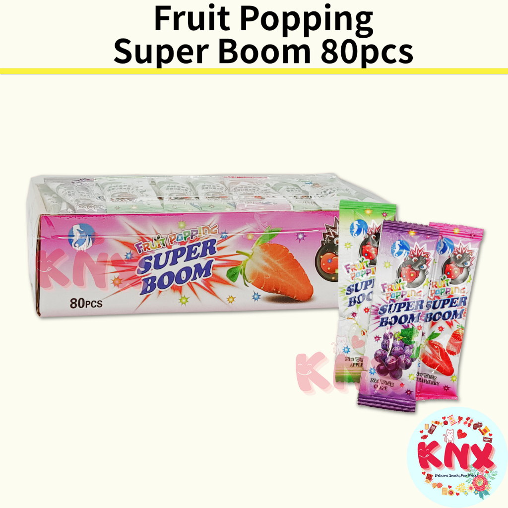 Fruit Popping Super Boom Candy 80pcs | Shopee Malaysia