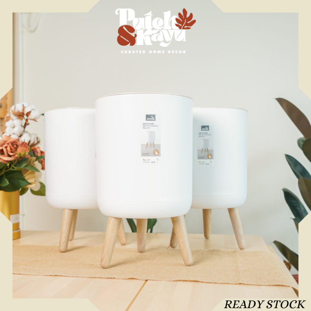 PUTEHKAYU Trash Can Floor Dustbin Rubbish Bin | Shopee Malaysia
