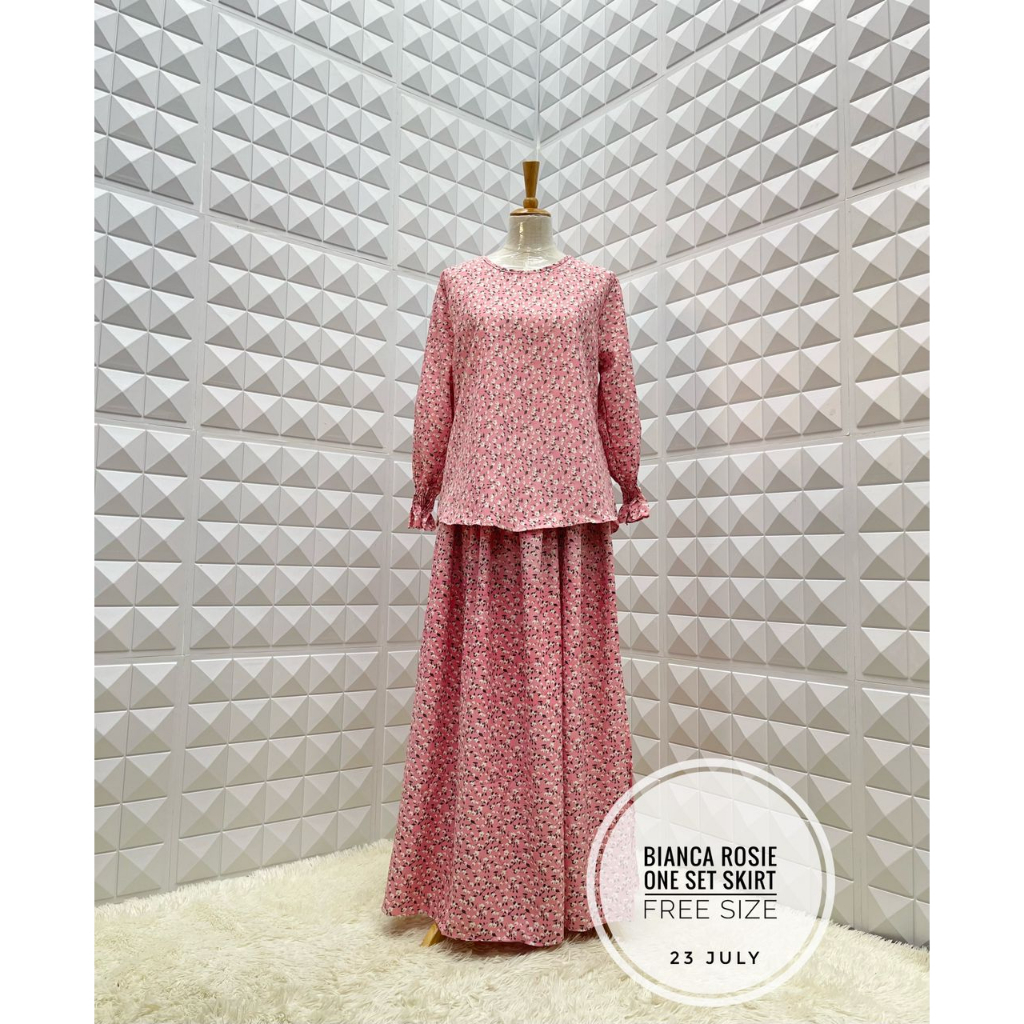 Set blouse and skirt, fit dada 34-40,set blouse and flowwy skirt viral ...