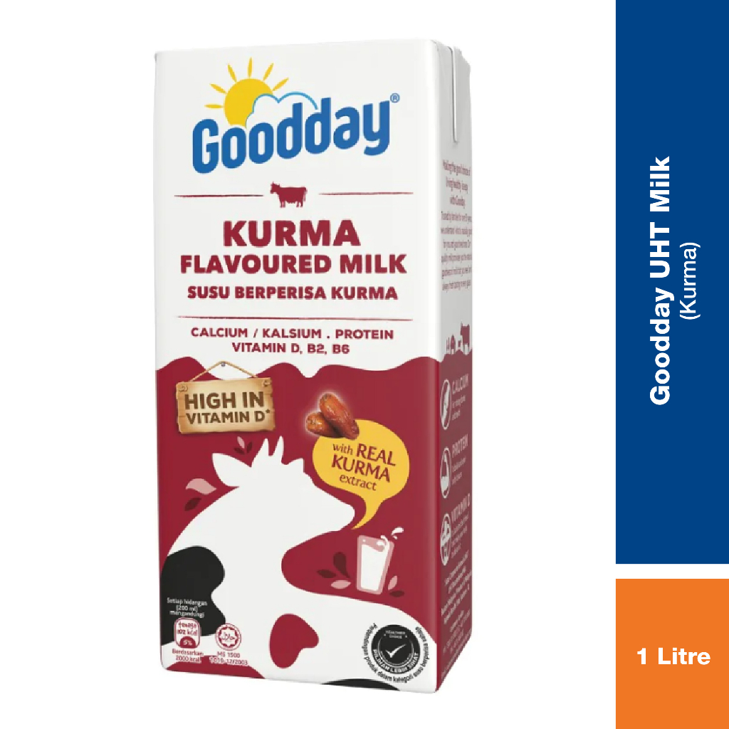 Goodday UHT Milk Kurma (1L) / Goodday UHT Susu Kurma (1L) | Shopee Malaysia