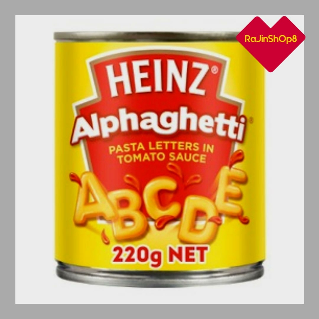 Heinz Canned Spaghetti Alphagetti Pasta Letters in Tomato Sauce ...