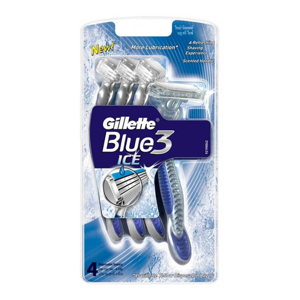 Authentic Genuine Original Gillette Blue 3 Sensitive Cool Flex Simple ...