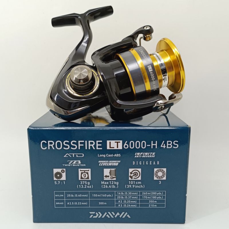 NEW DAIWA CROSSFIRE LT 4BS 1000/2000/2500/3000/4000/5000/6000 | Shopee Malaysia