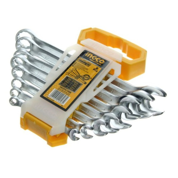 INGCO Combination Spanner Set (8pcs) HKSPA1088 | Shopee Malaysia