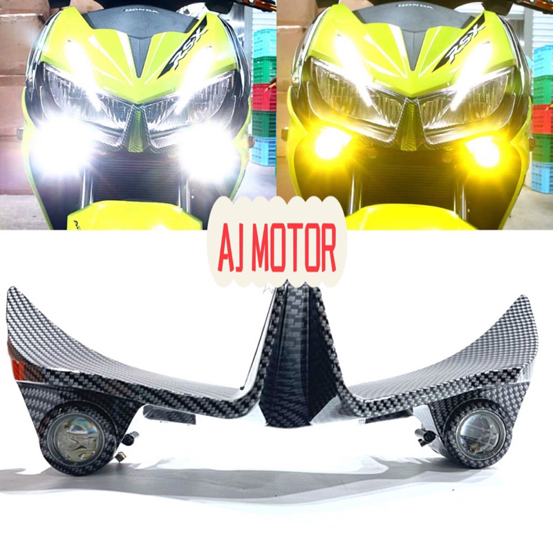 HONDA RSX150 WINNER-X WINGLET WITH LED RSX 150 SPORTLIGHT LAMPU DEPAN ...
