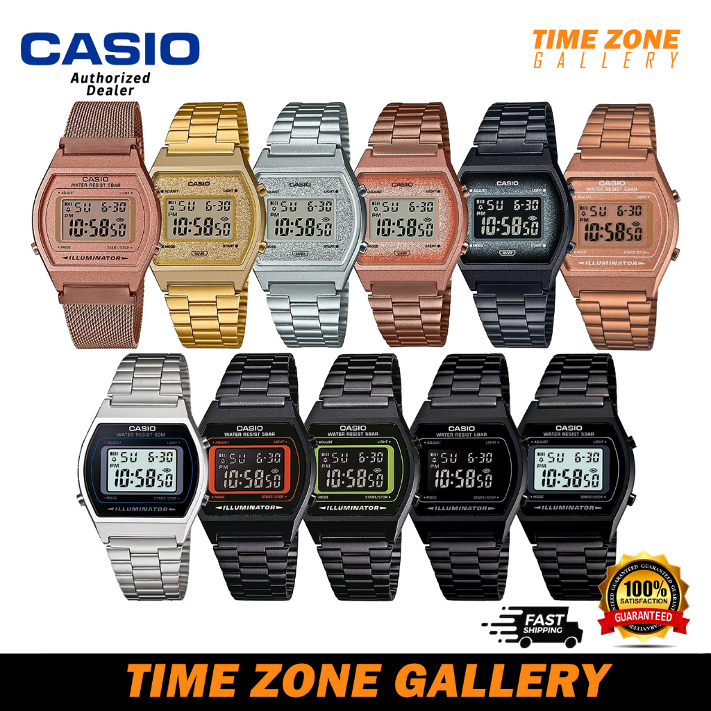 Casio Youth Vintage Series Unisex Watch B640WB-1A / B640WB-1B / B640WB ...