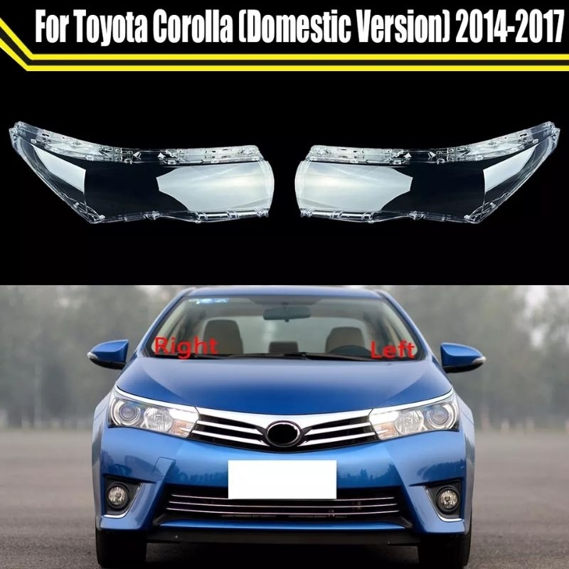 TOYOTA ALTIS 2014-2015 HIGH SPEC HEAD LAMP COVER HEADLIGHT LENS ...