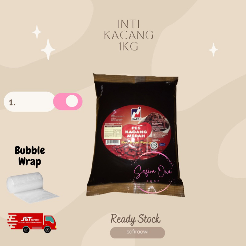 🔥READY STOCK 🔥 INTI KACANG MERAH | RED BEAN PASTE (1KG) | Shopee Malaysia