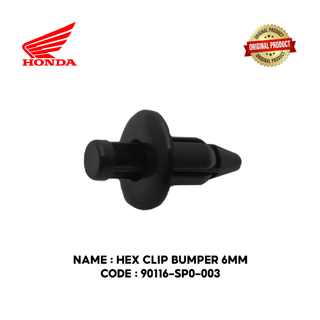 HONDA RS150R / ADV 150 Clip Bumper Seal Grill Rivet 12X8X6 MM 90116-SP0 ...