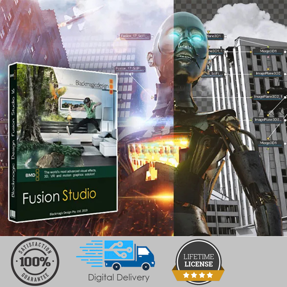 Blackmagic Design Fusion Studio 2023 (win & mac) | Shopee Malaysia