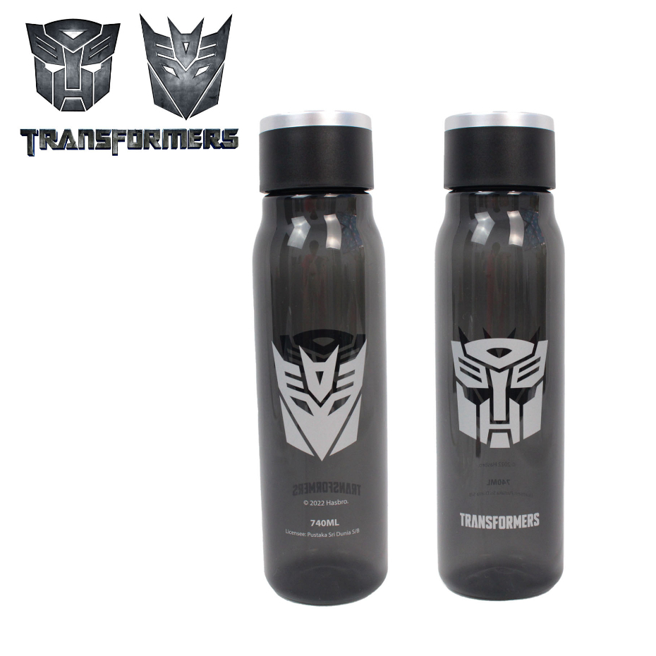 New! Transformers Autobot Decepticon 740ml School Kid's Drinking Tritan ...